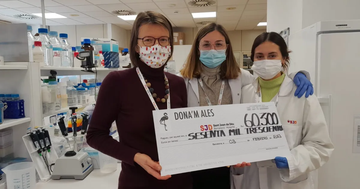 Nueva donación de Dona'm ales para investigar el osteosarcoma