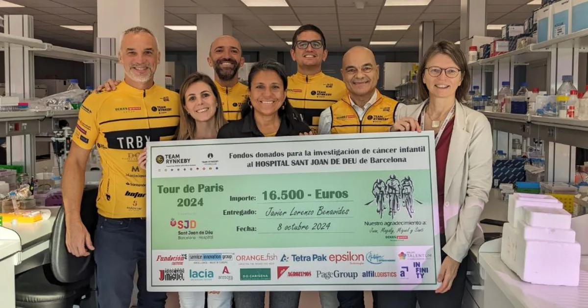 El equipo de Eckes Granini Ibérica en la Team Rynkeby recauda 16.500 ...