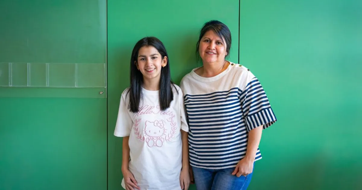 Martina, con síndrome de CLOVES, operada de escoliosis